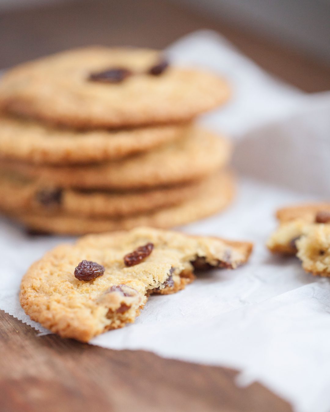 Sega russinkakor – SÖTA SAKER. Amerikanska cookies med russin.